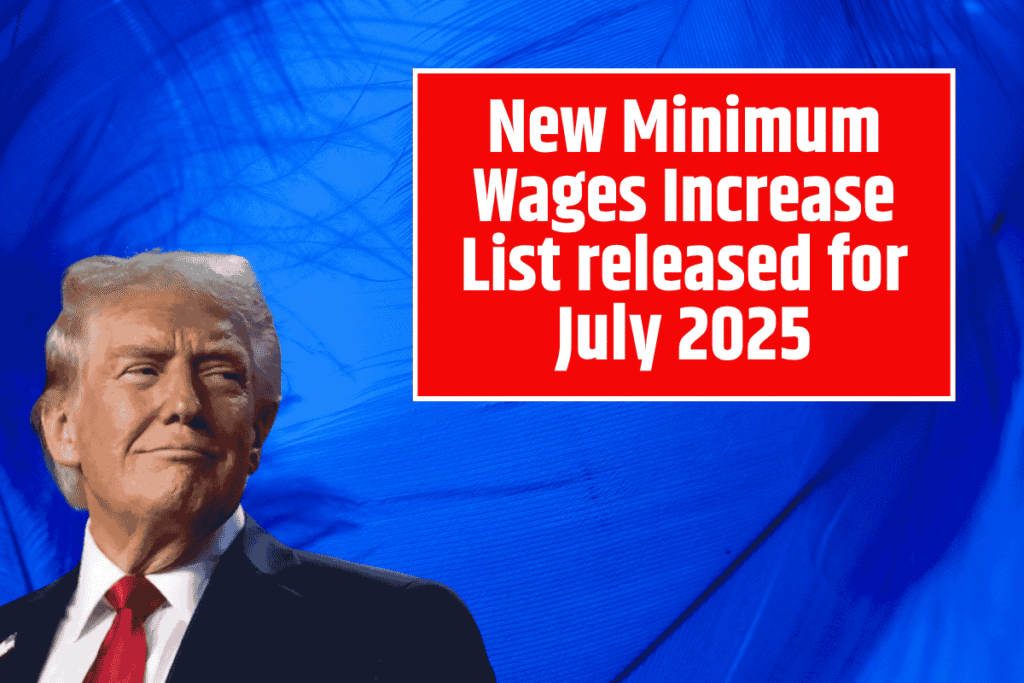 New Minimum Wages Increase List released for July 2025 - USA govt confirmed new wages list